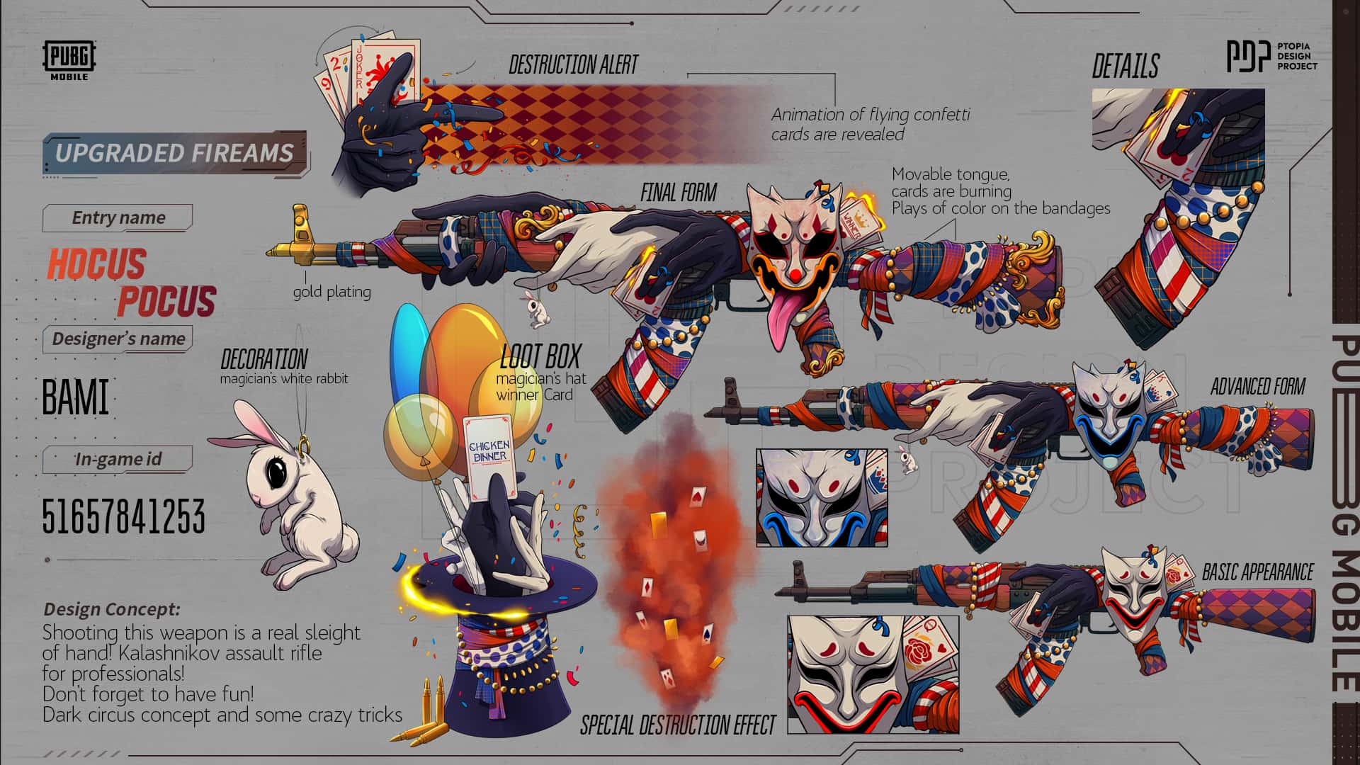 PUBG MOBILE Global Firearm Finish Design Contest 2023