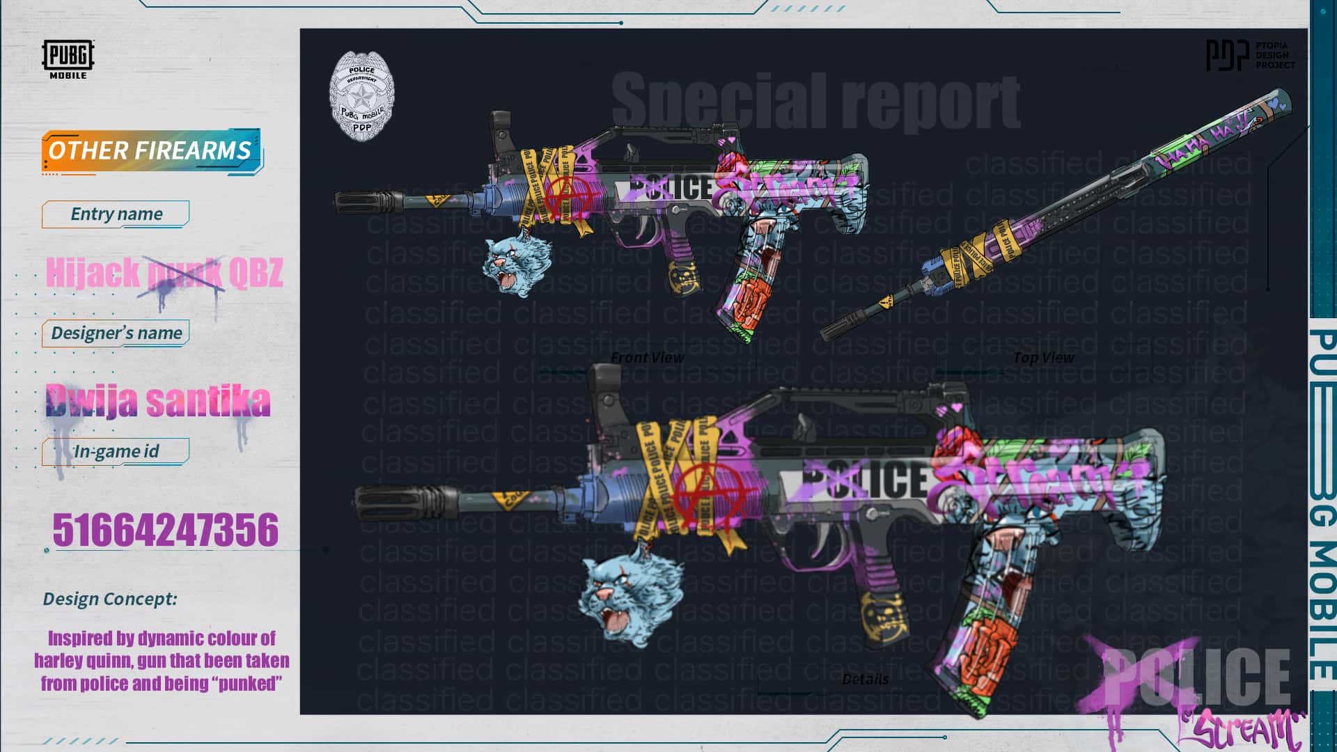 PUBG MOBILE Global Firearm Finish Design Contest 2023