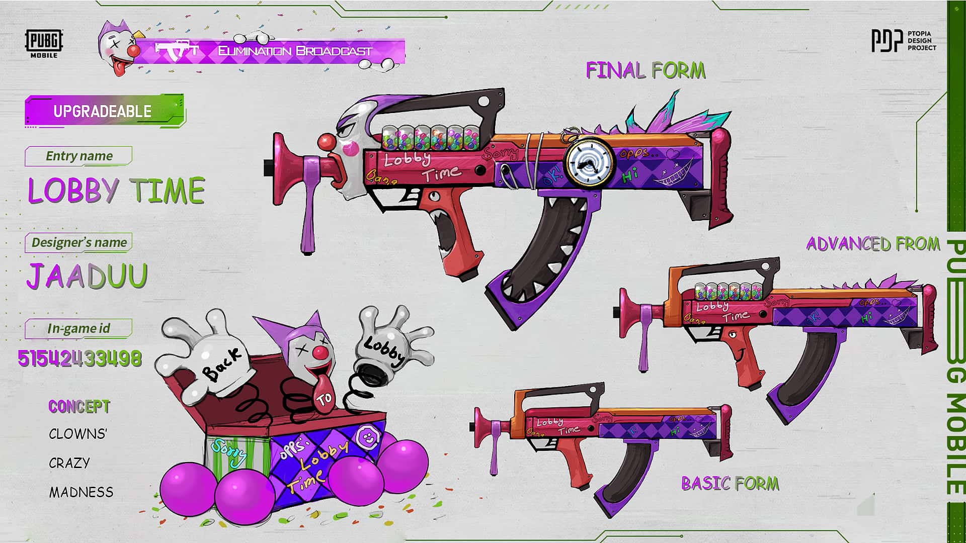 PUBG MOBILE Global Firearm Finish Design Contest 2023