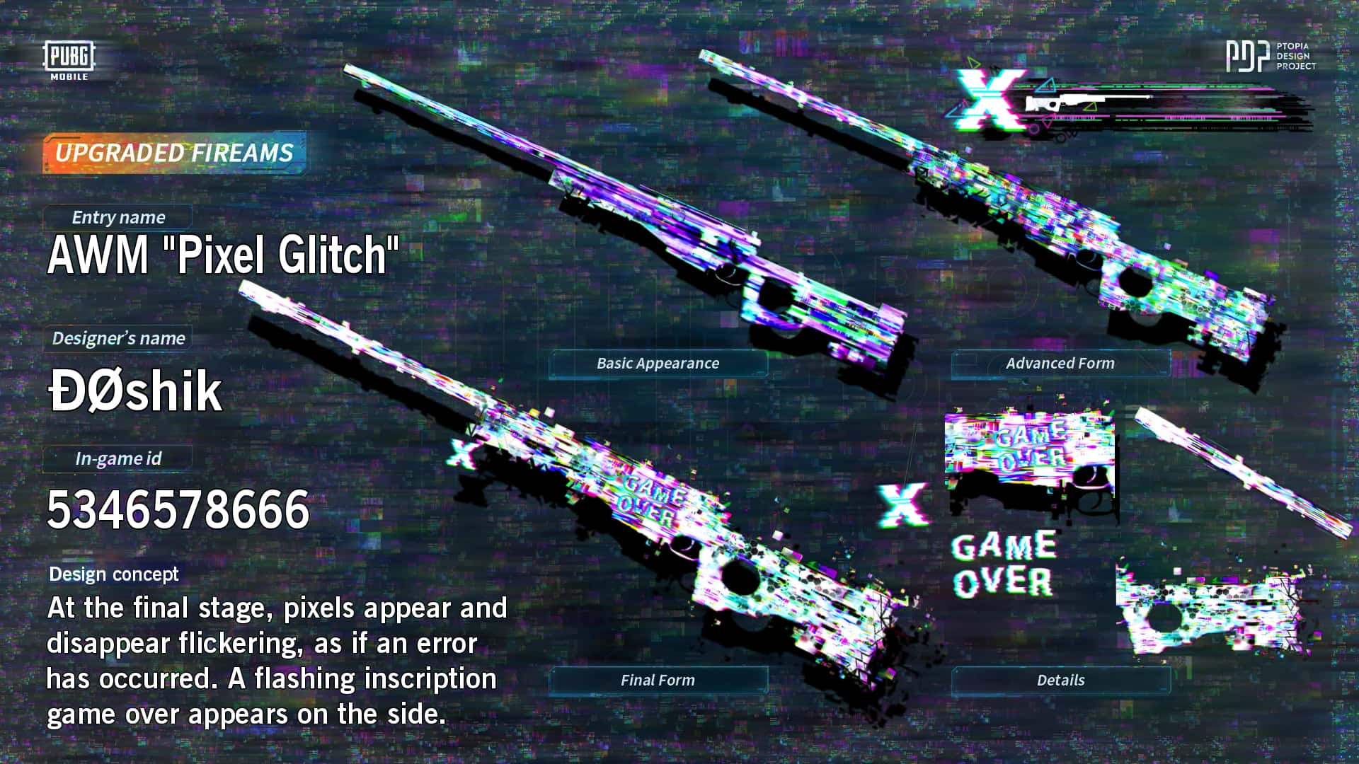 PUBG MOBILE Global Firearm Finish Design Contest 2023