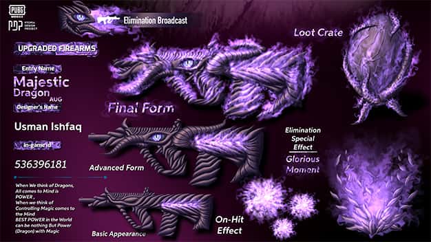 PUBG MOBILE Global Firearm Finish Design Contest 2023