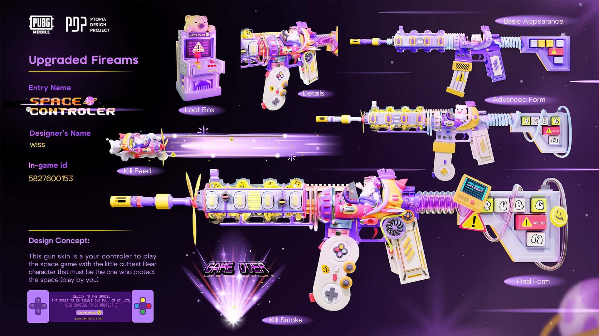 PUBG MOBILE Global Firearm Finish Design Contest 2023