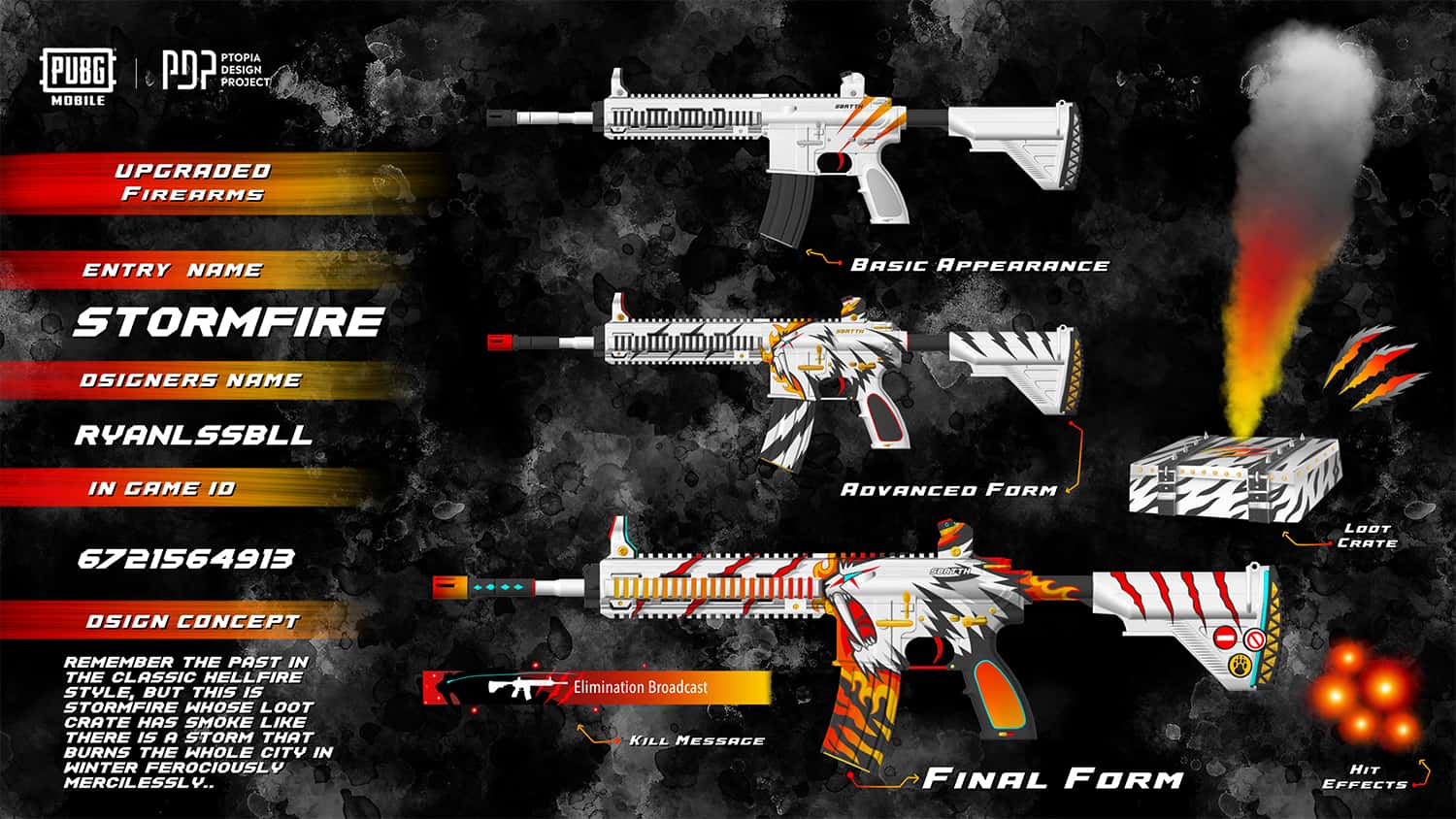 PUBG MOBILE Global Firearm Finish Design Contest 2023