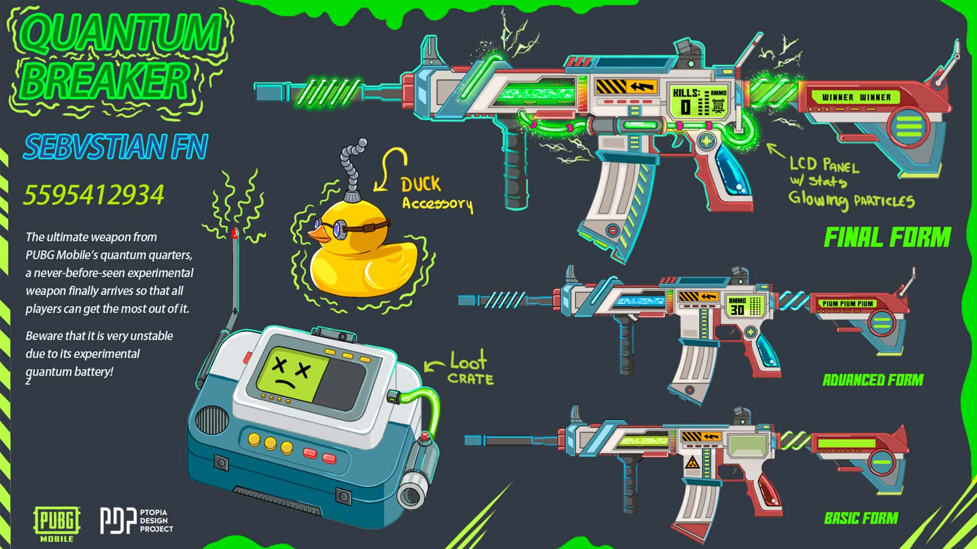 PUBG MOBILE Global Firearm Finish Design Contest 2023