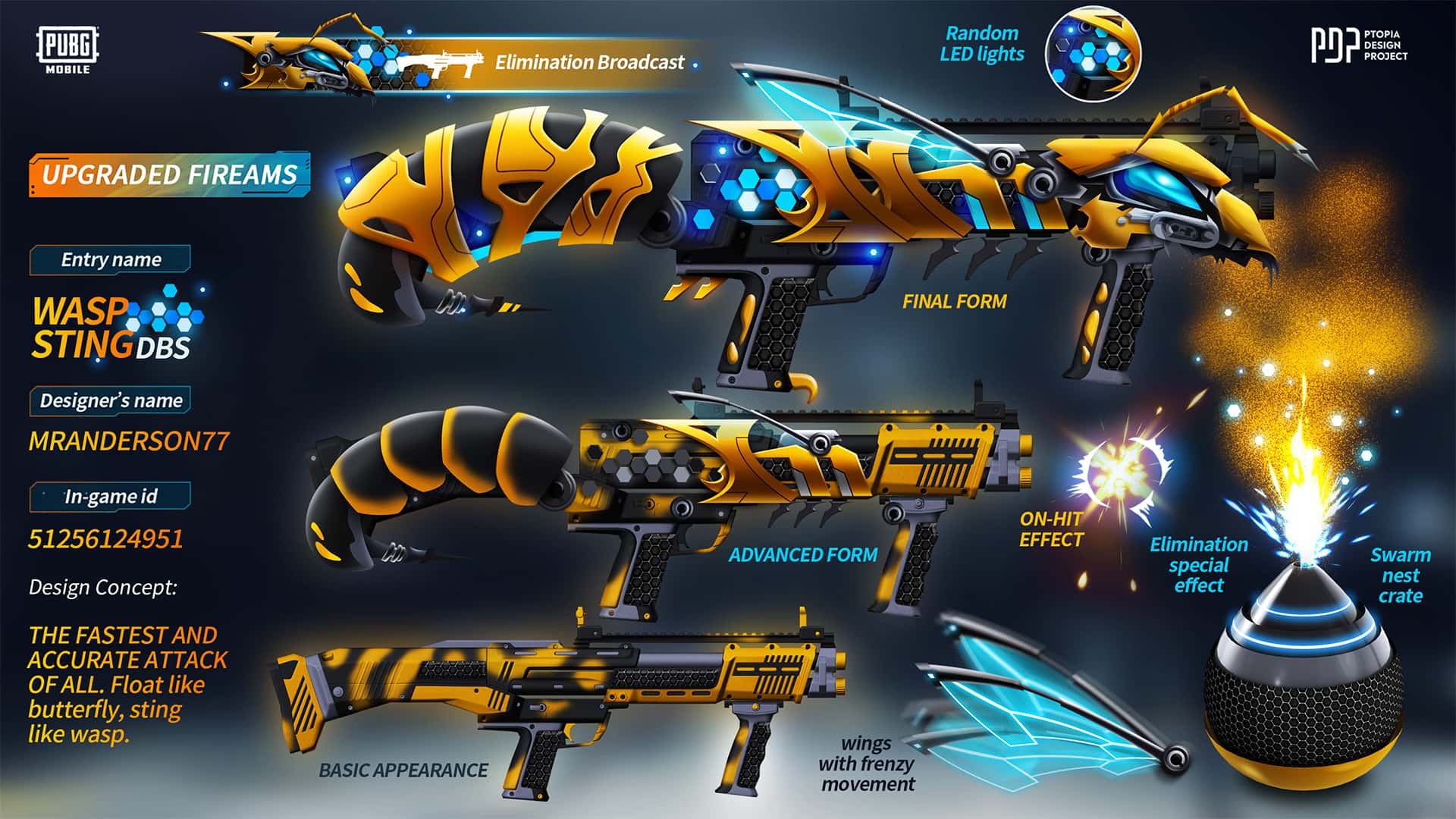 PUBG MOBILE Global Firearm Finish Design Contest 2023