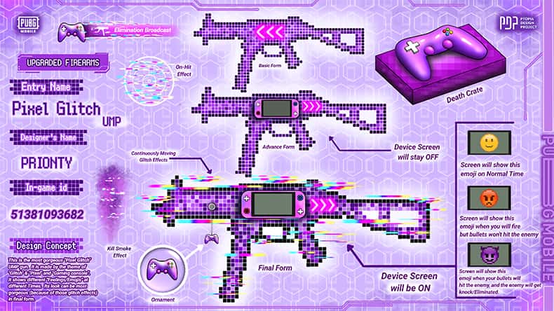 PUBG MOBILE Global Firearm Finish Design Contest 2023