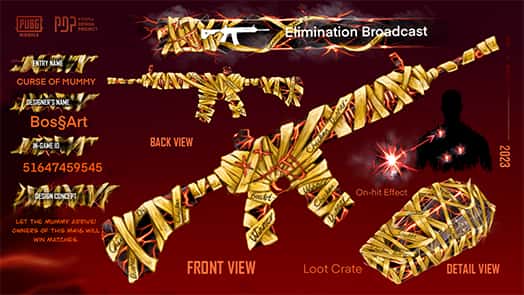 PUBG MOBILE Global Firearm Finish Design Contest 2023
