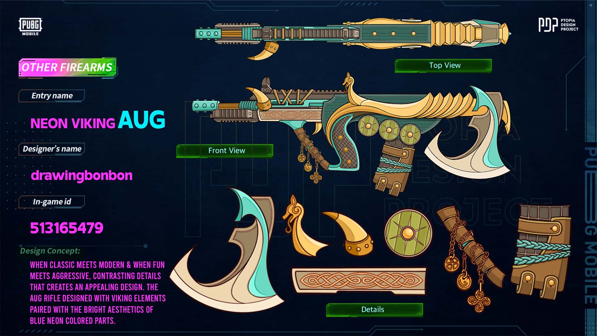 PUBG MOBILE Global Firearm Finish Design Contest 2023