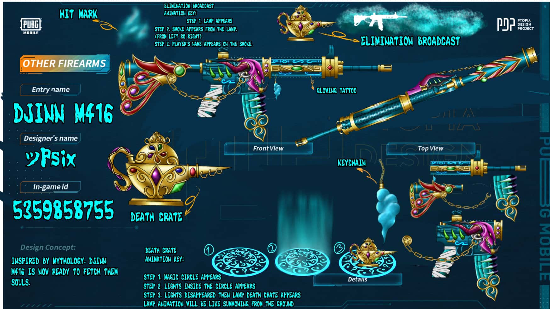 PUBG MOBILE Global Firearm Finish Design Contest 2023