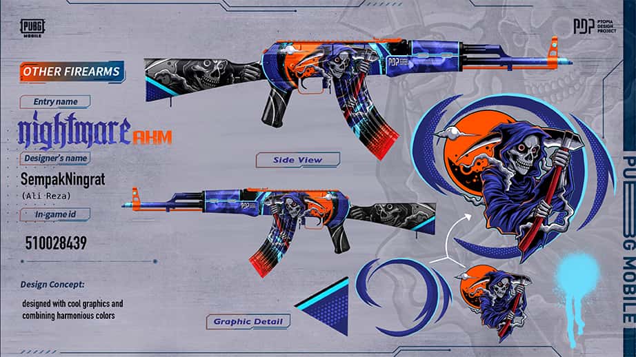 PUBG MOBILE Global Firearm Finish Design Contest 2023